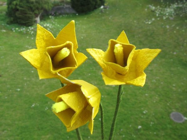 DIY Egg Carton Daffodils - Caitlin Ball