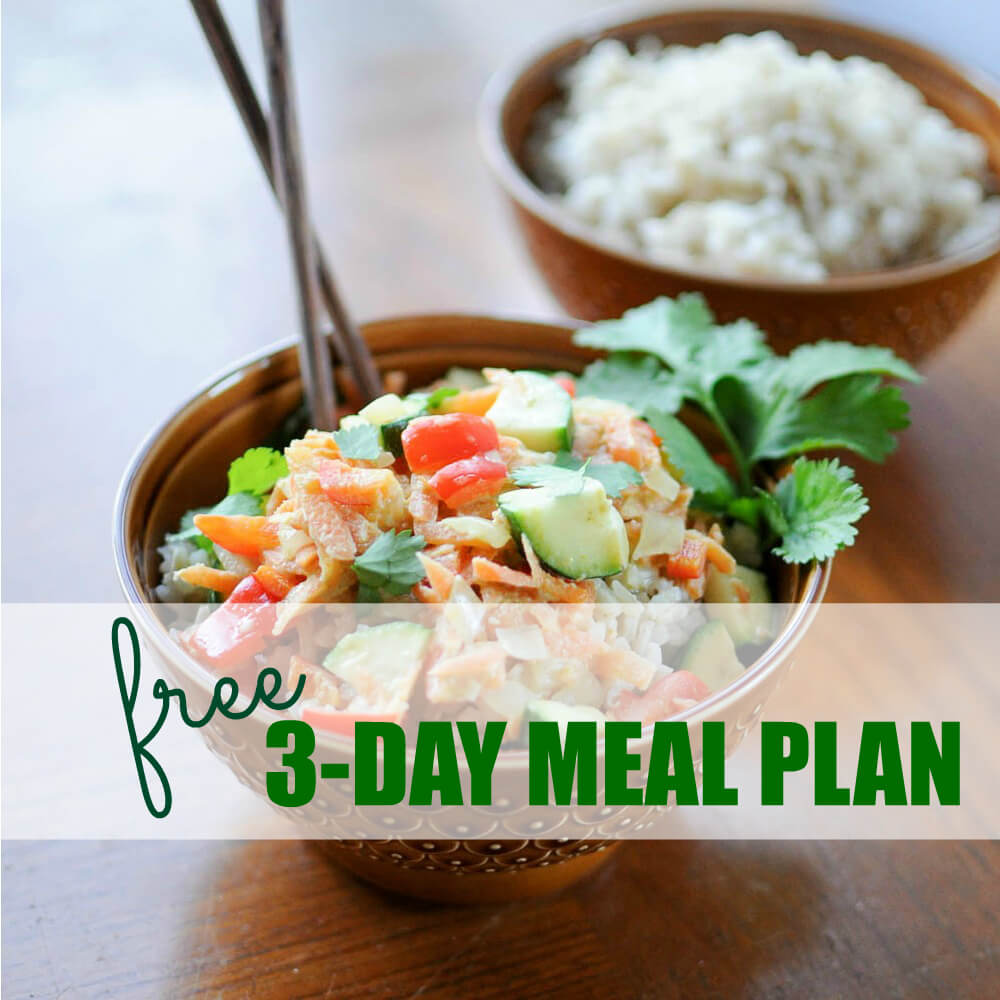FREE 3-DAY MEAL PLAN - Caitlin Ball