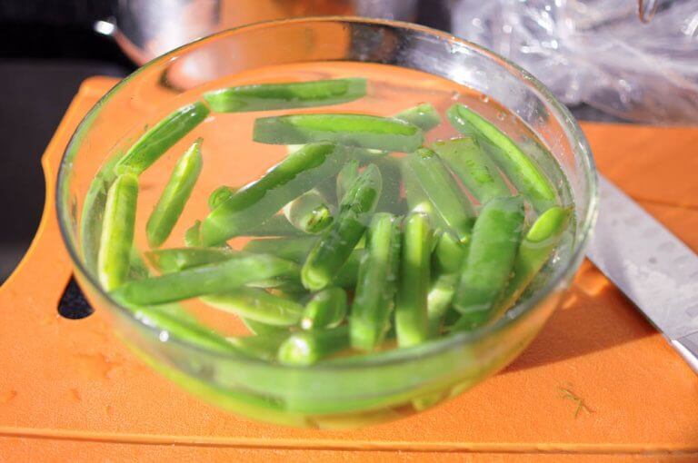 Grilled Corn and Snap Pea Salad - Caitlin Ball