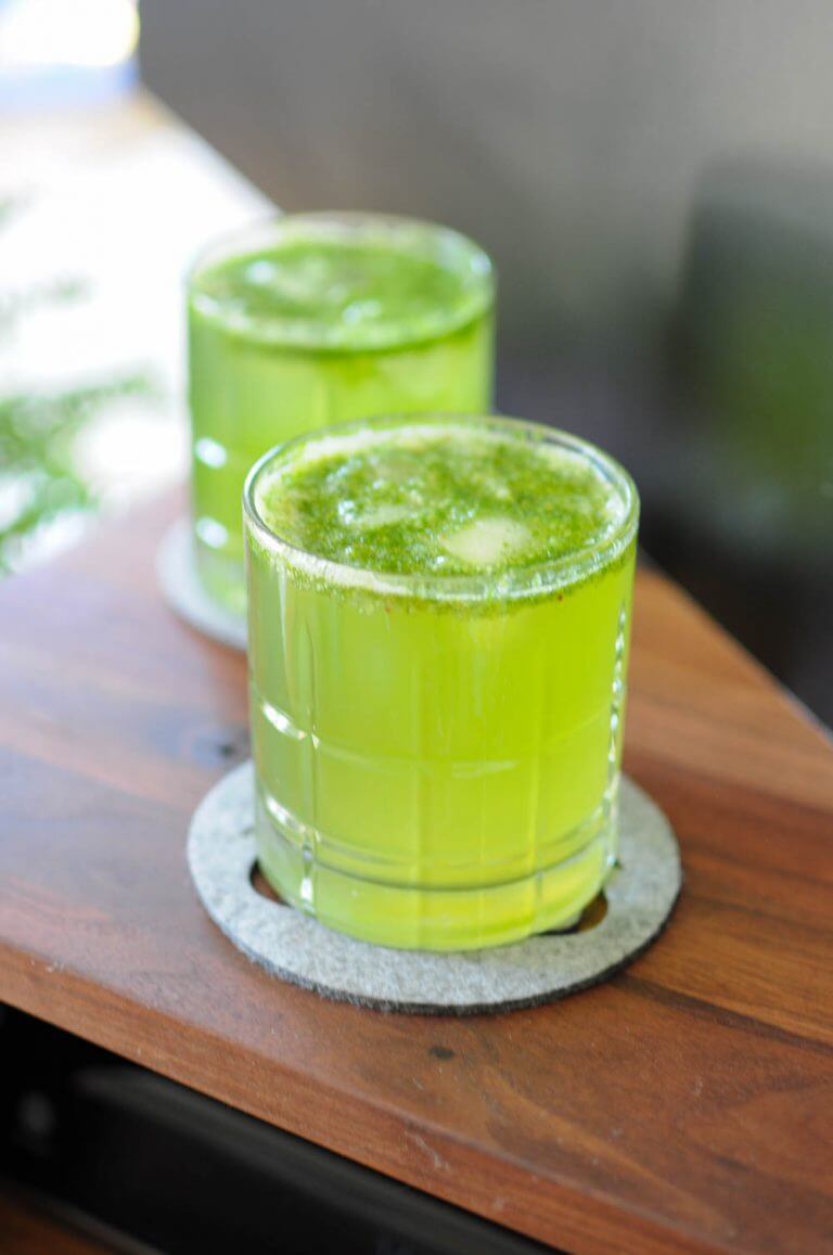Cilantro Lime Mocktail - Caitlin Ball